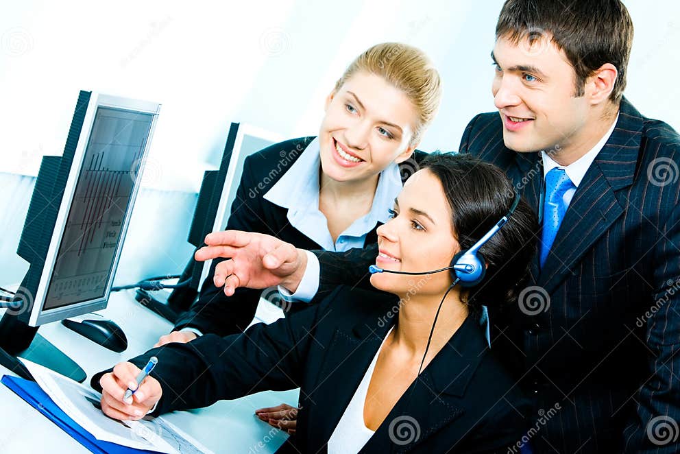 Computer work stock photo. Image of male, document, modern - 4757206