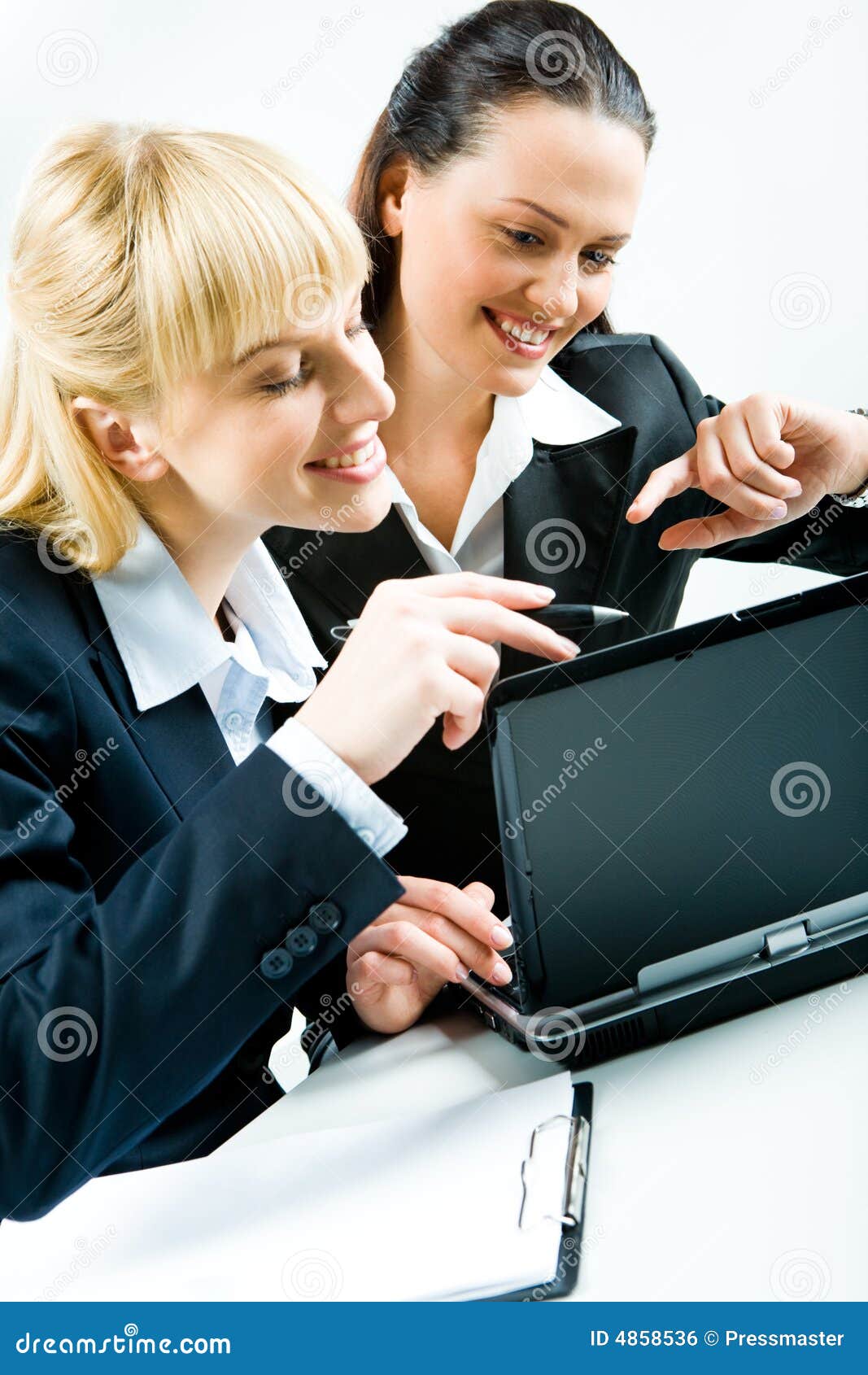 Computer work stock photo. Image of beautiful, person - 4858536