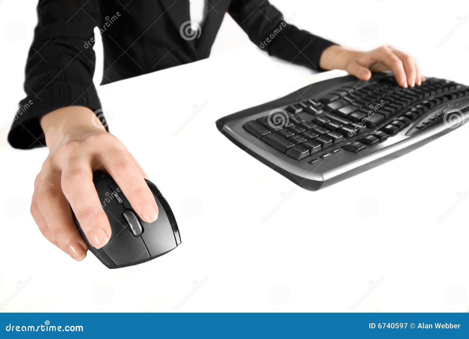 Computer work stock image. Image of table, workplace, internet - 6740597
