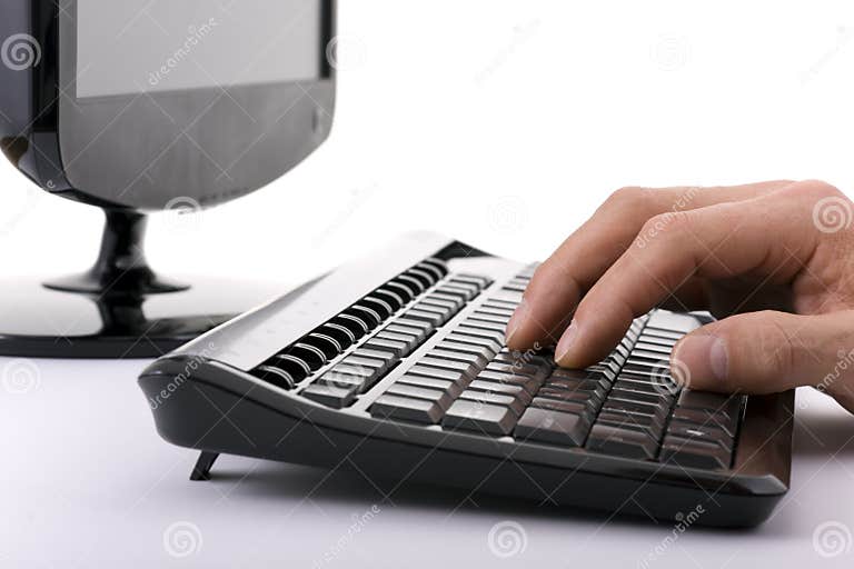 Computer work stock image. Image of desktop, computer - 6971869