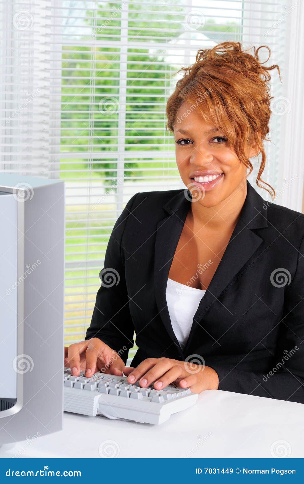 Computer Work stock image. Image of caribbean, twenties - 7031449