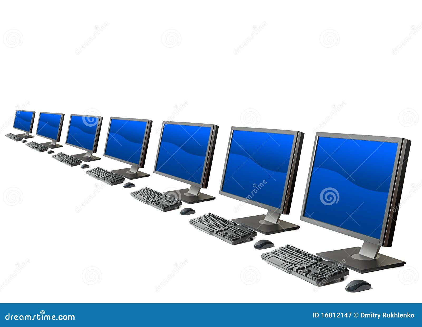 Computer Workstation Stock Photography | CartoonDealer.com #13599740