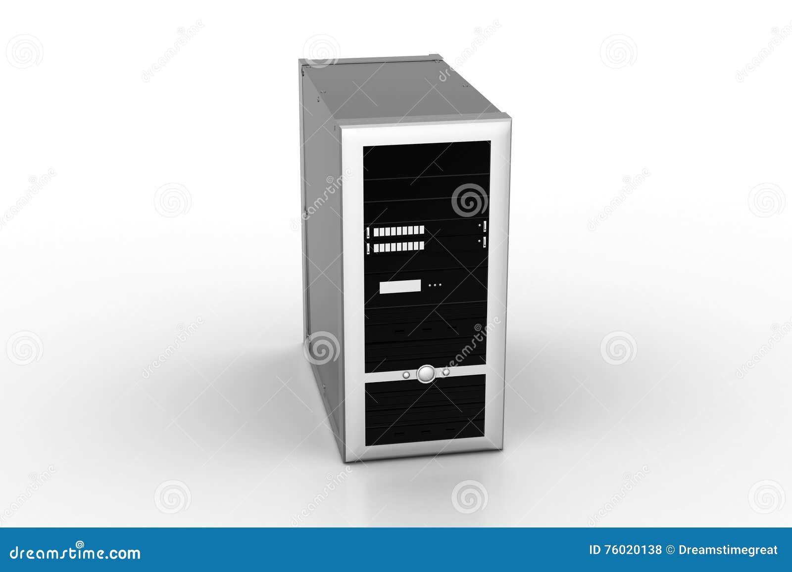 Computer workstation stock illustration. Illustration of storage - 76020138
