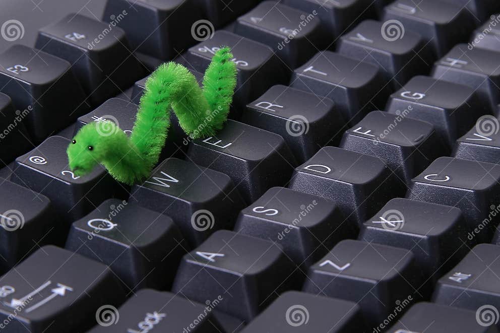 Computer worm stock image. Image of network, macintosh - 284827