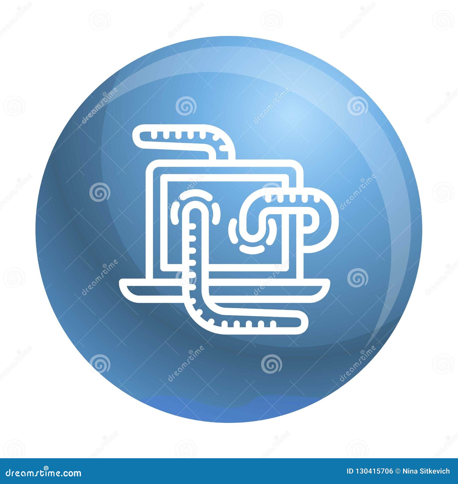 Computer Worm Icon, Outline Style Stock Vector - Illustration of isolated, folder: 130415706