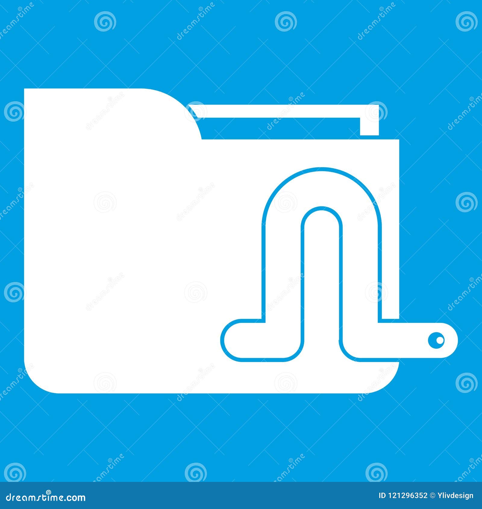 Computer Worm Icon In Cartoon Style Isolated On White Background ...