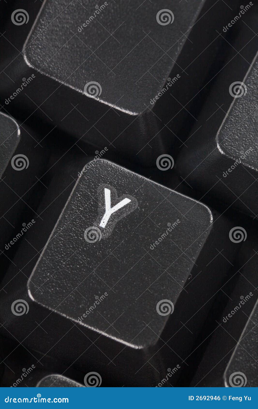 Computer Y key stock photo. Image of close, character - 2692946
