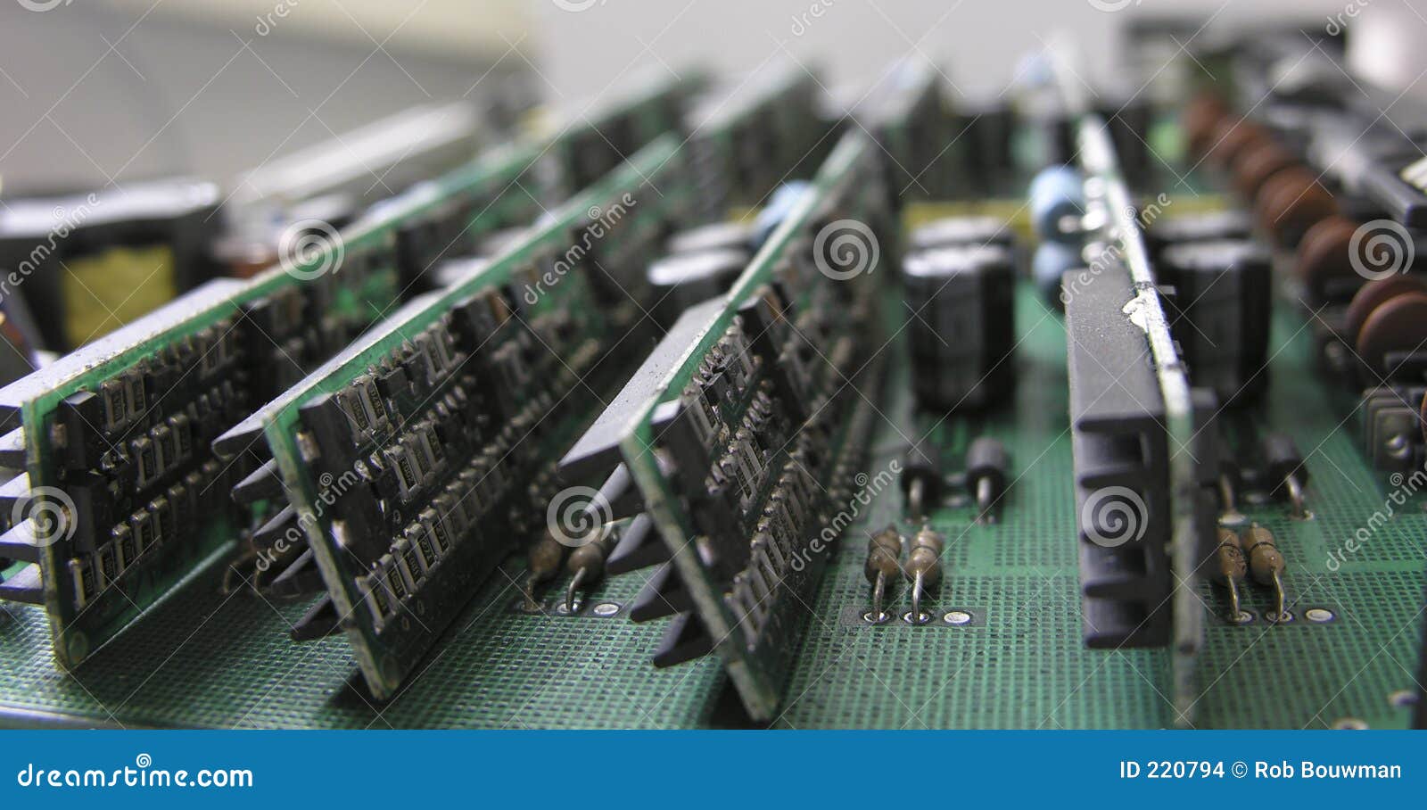 Computercard stock photo. Image of computing, card, transistor - 220794