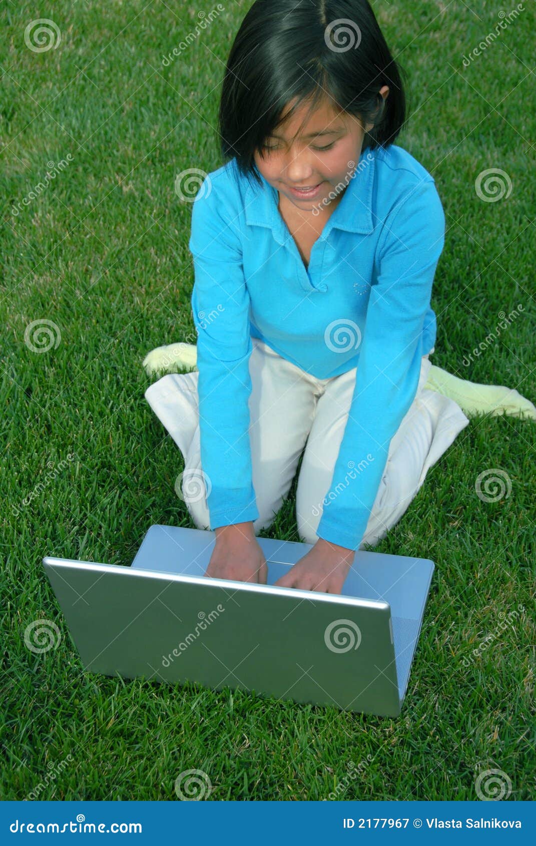 ComputerGirl stock image. Image of busy, interest, type - 2177967