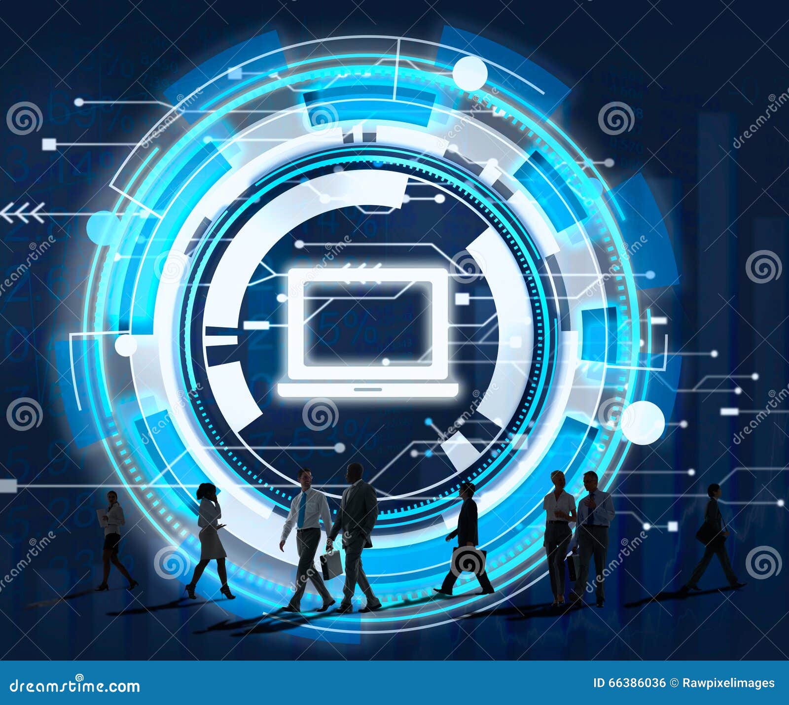 ComputerInformatietechnologie Verbindingsconcept Stock Foto - Image of ...