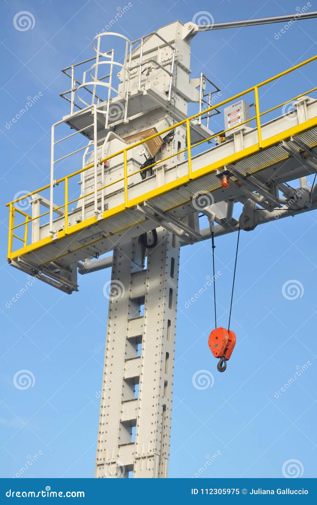 Closeup Of Gantry Crane Loading Container Onto Truck Editorial Image ...