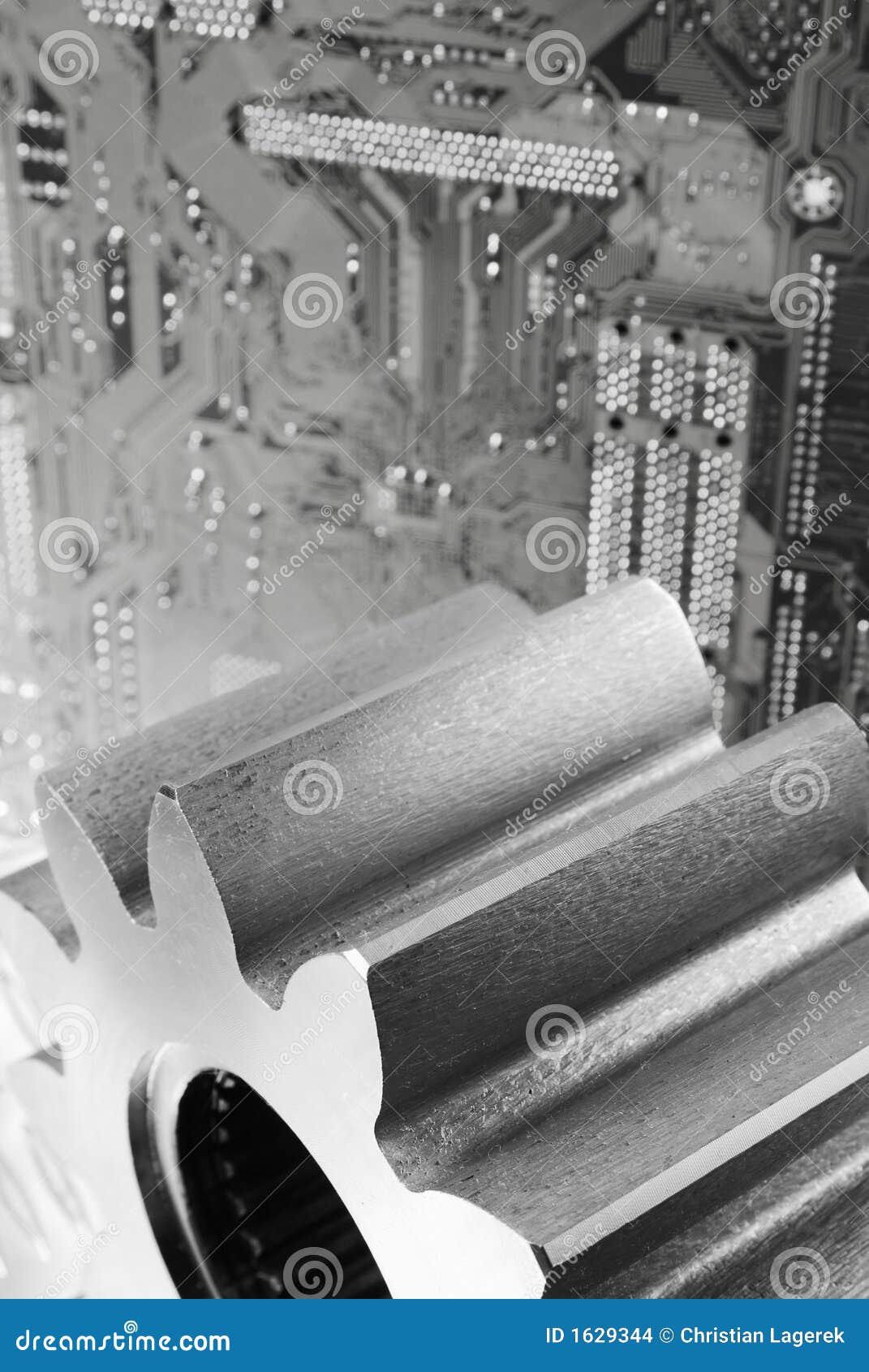 Computerized metals stock photo. Image of mechanism, circuitboard - 1629344
