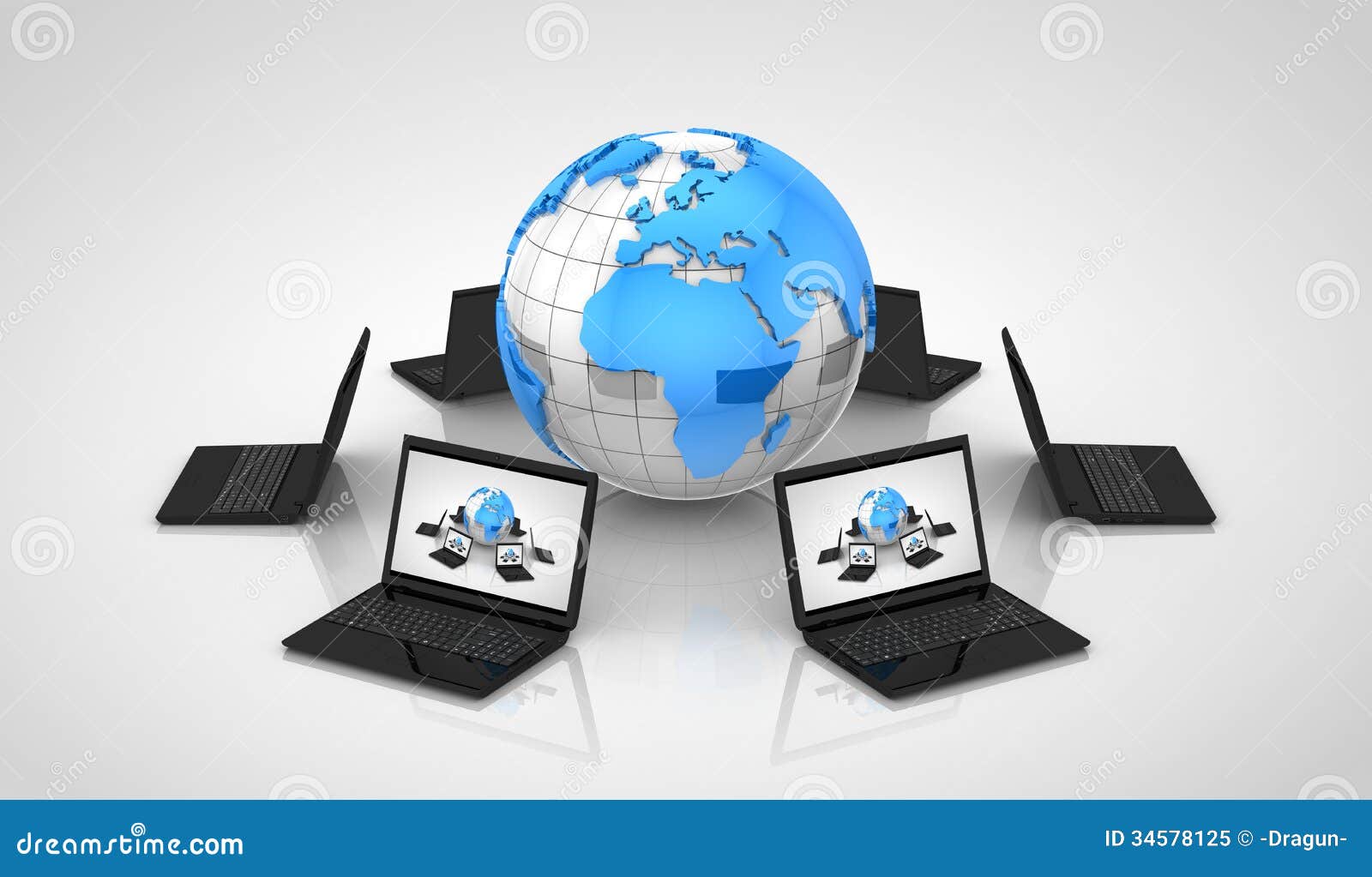 Computernetzwerk stockbild. Bild von netz, grau, kugel - 34578125