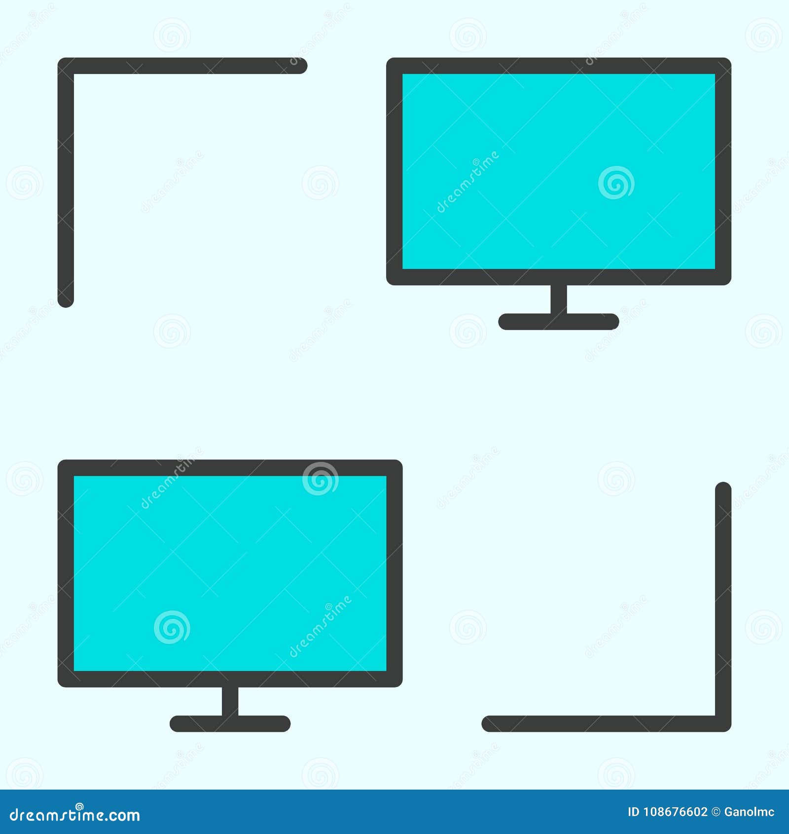 Computernetzwerklinie Ikone Piktogramm LAN Vector Simple Minimals 96x96 ...