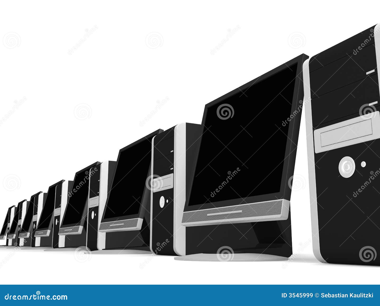 Computers stock illustration. Illustration of personal - 3545999