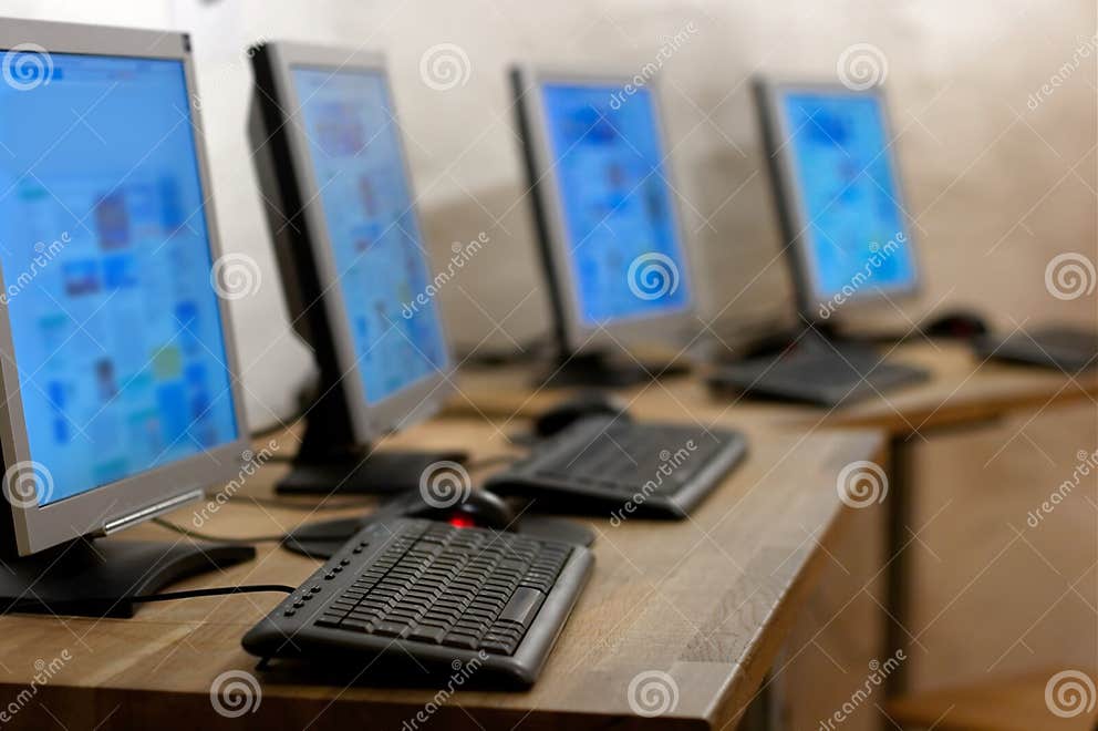 Computers stock image. Image of work, desk, office, centre - 3698125