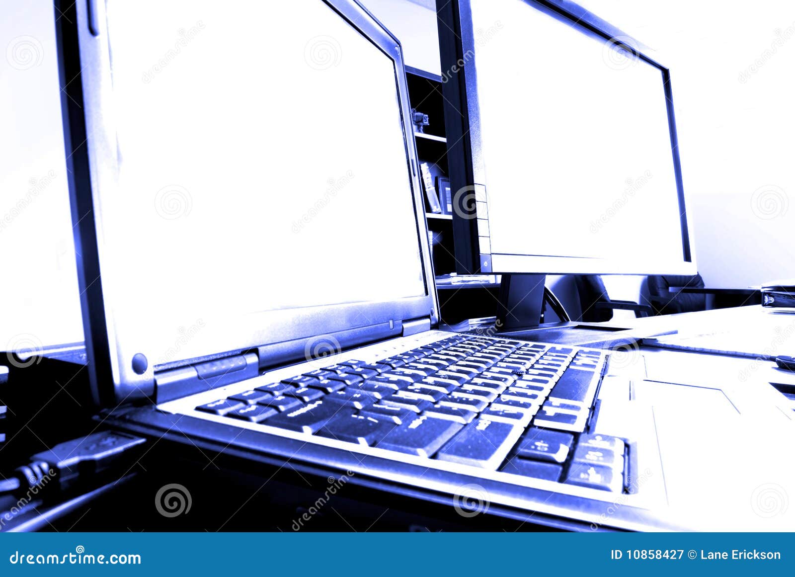 Computers in Business stock image. Image of network, crystal - 10858427