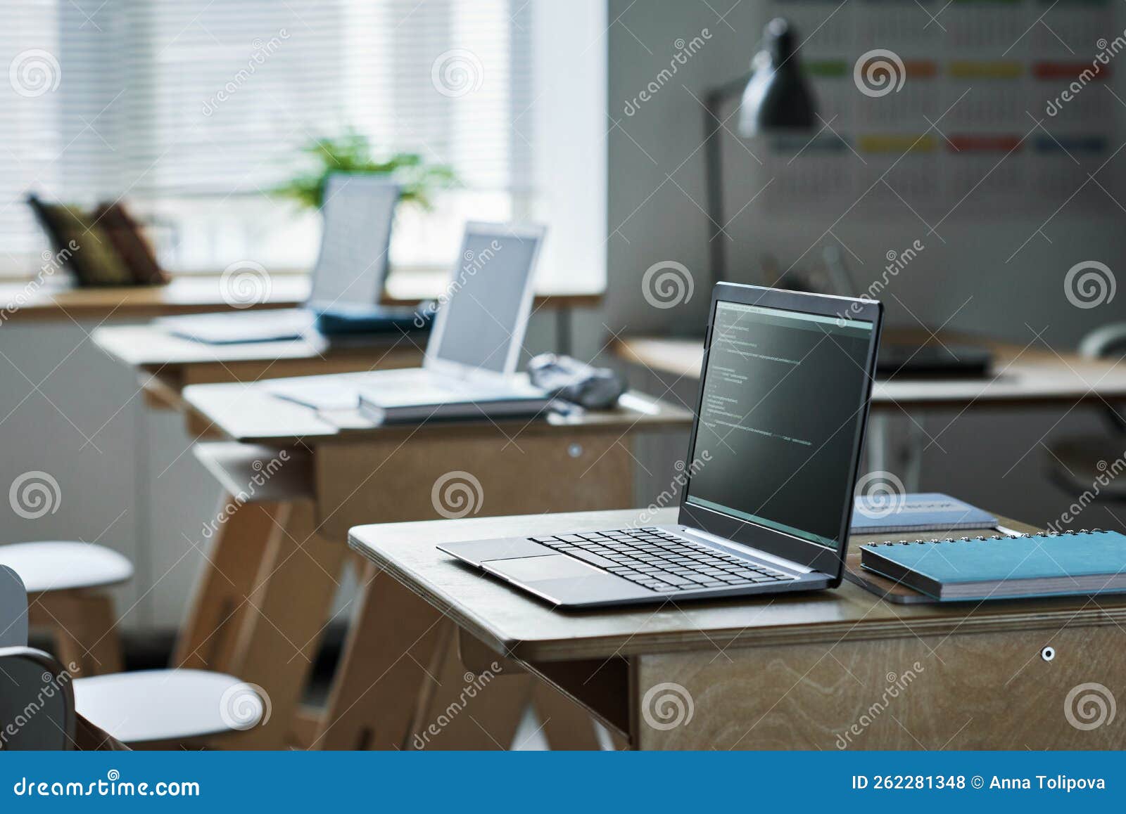 Computers in Class for Studying it Technology Stock Photo - Image of ...