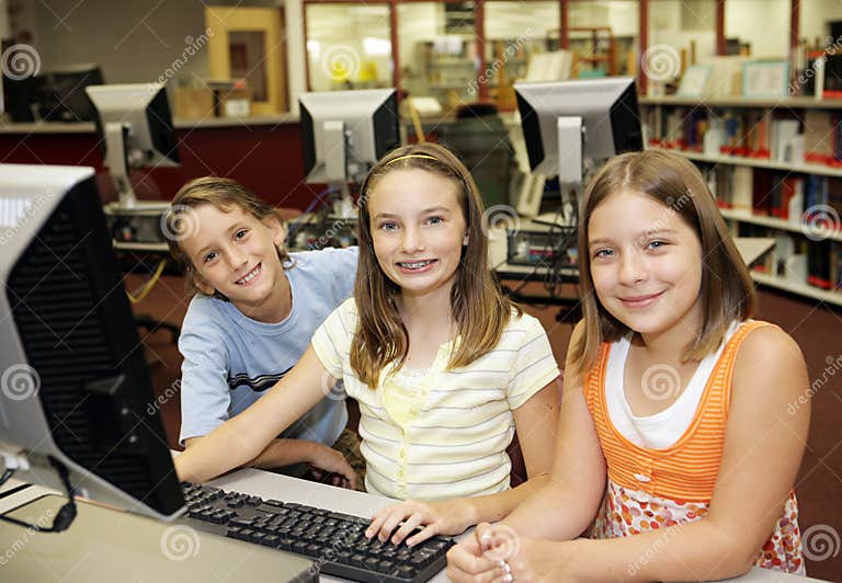Computers in the Classroom stock photo. Image of monitor - 3146758