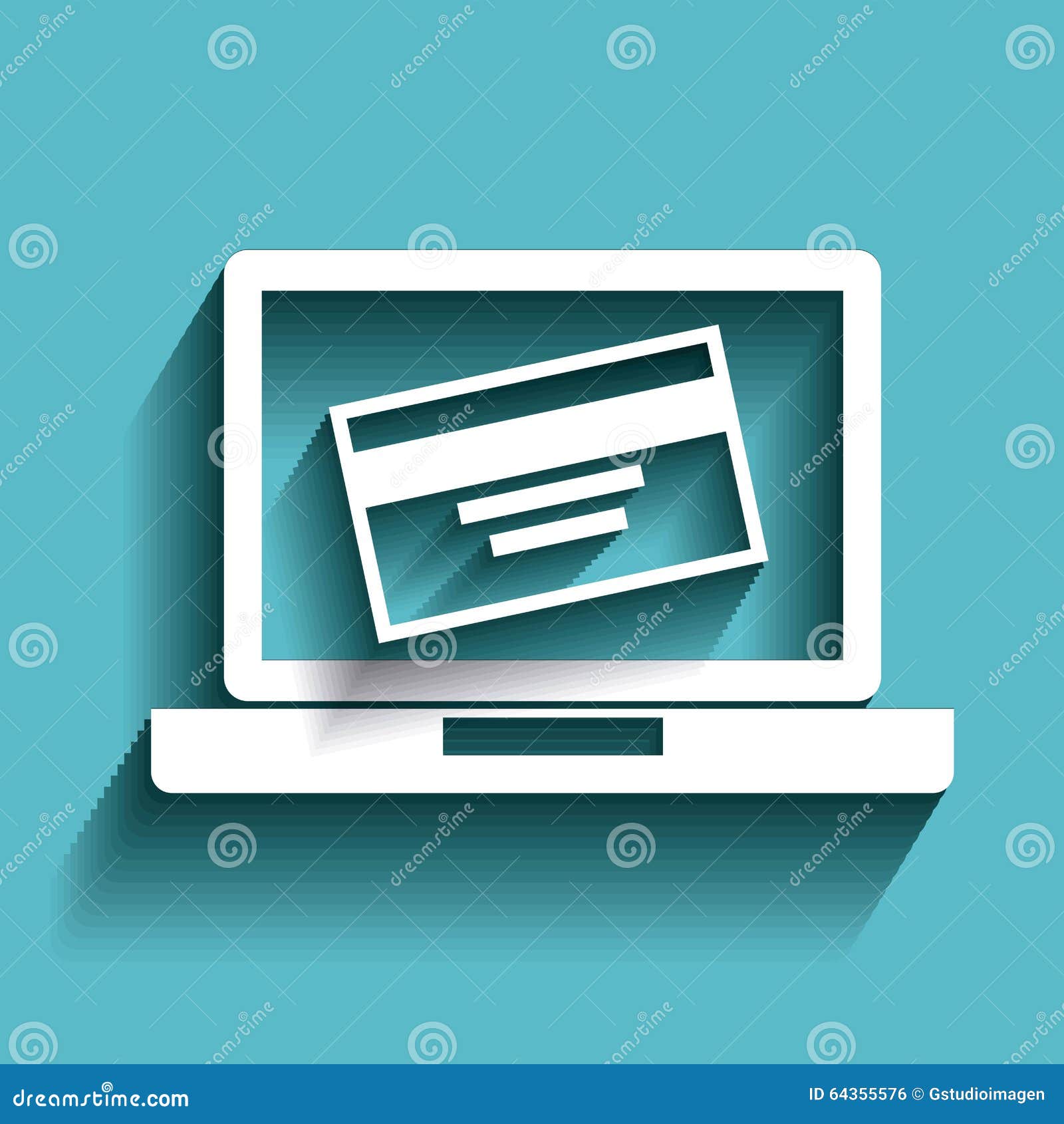 Computers concept design stock illustration. Illustration of ...