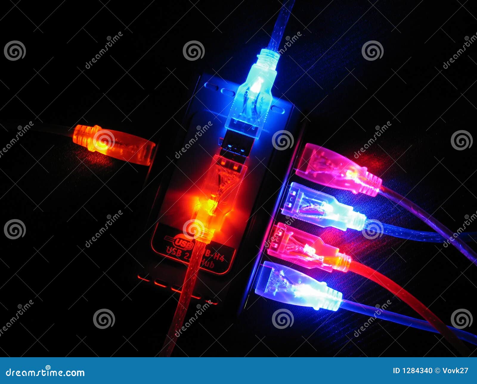 Computers, Connection, Cord Stock Photo - Image of fast, green: 1284340