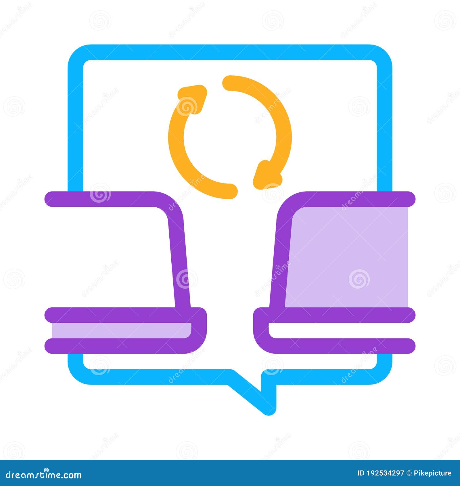 Computers Connection Icon Vector Outline Illustration Stock Vector ...