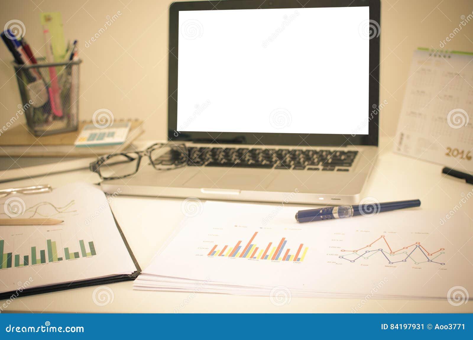 Computers and documents stock image. Image of concept - 84197931