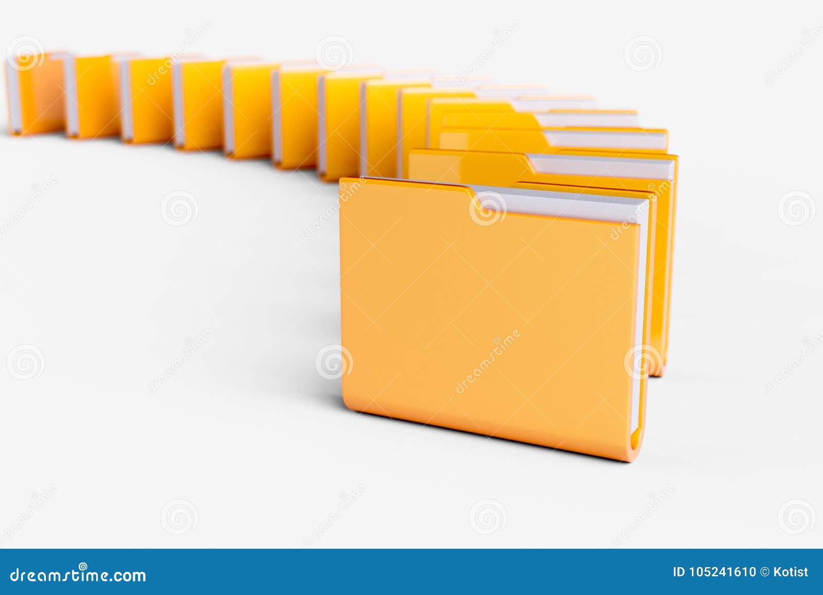 Computers folders stack stock illustration. Illustration of icon ...