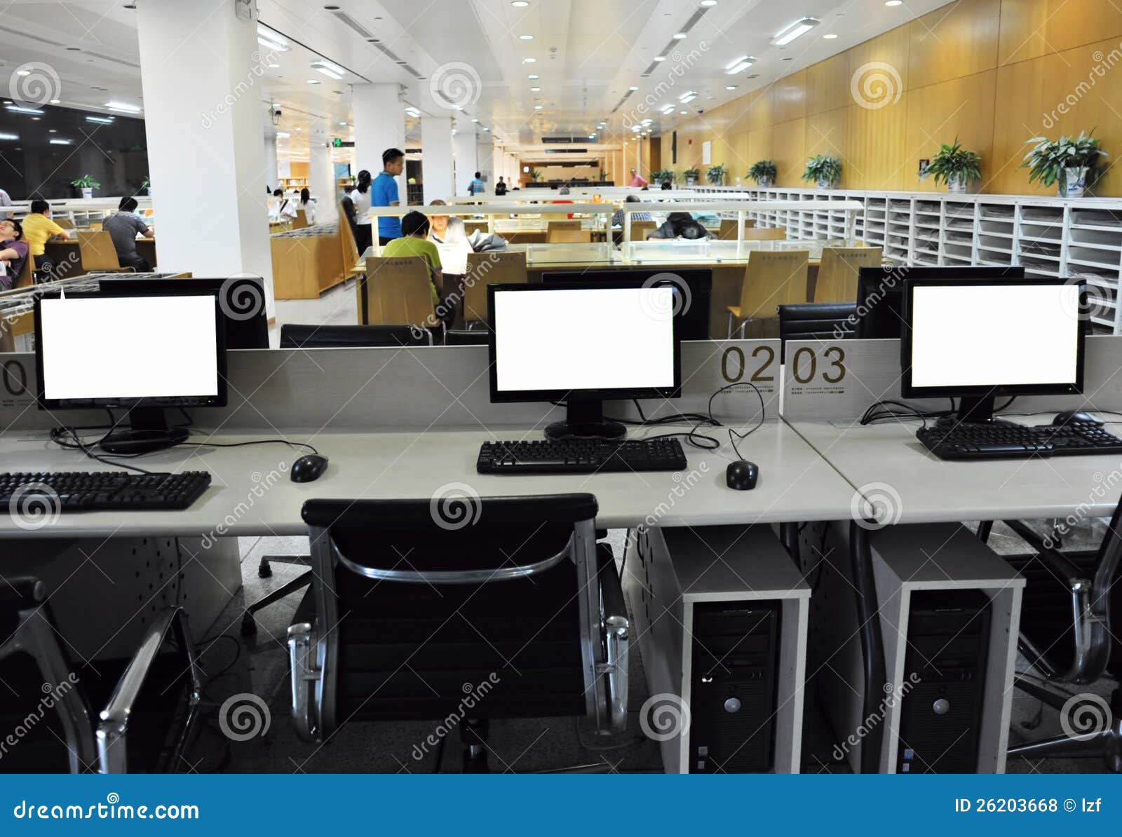 Computers room editorial stock photo. Image of computer - 26203668