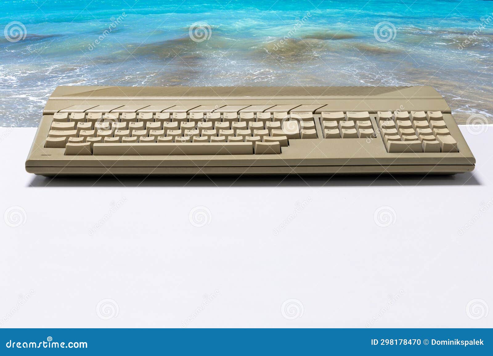 Computers of the 80s and 90s, 16 Bit Game Consoles Stock Photo - Image ...