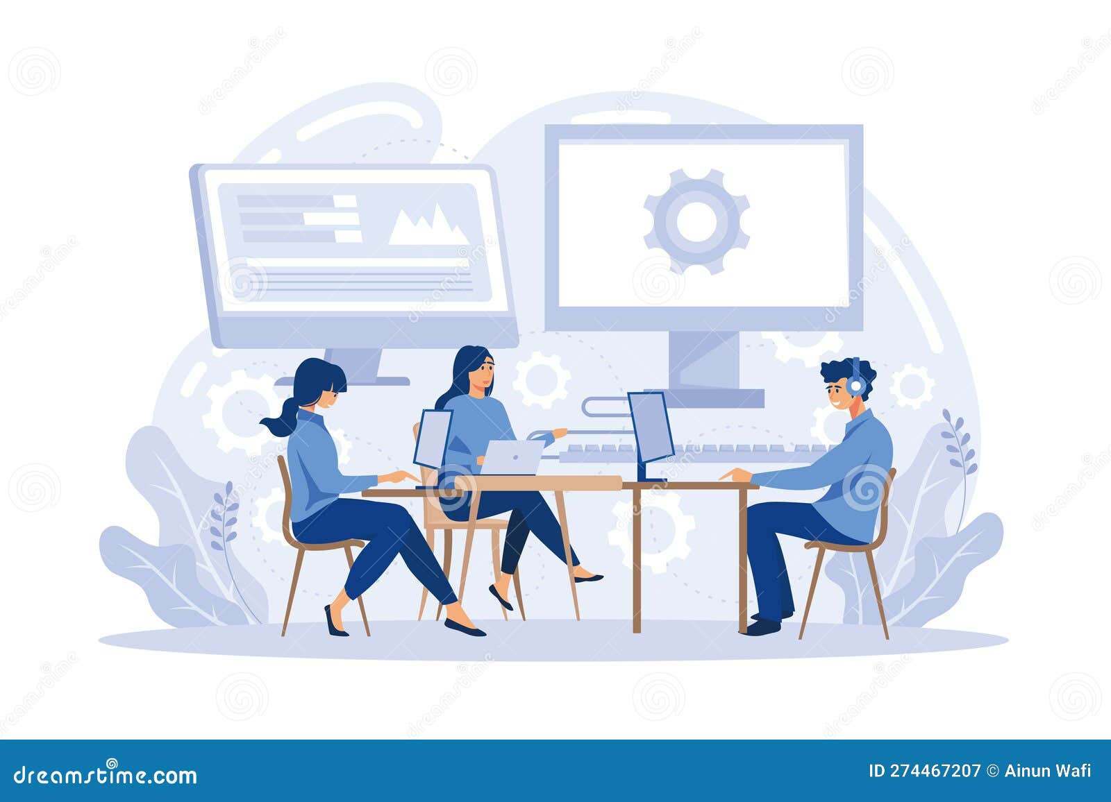 Computers and Software Computer Lab, System Administration, Troubleshooting, Stock Vector ...