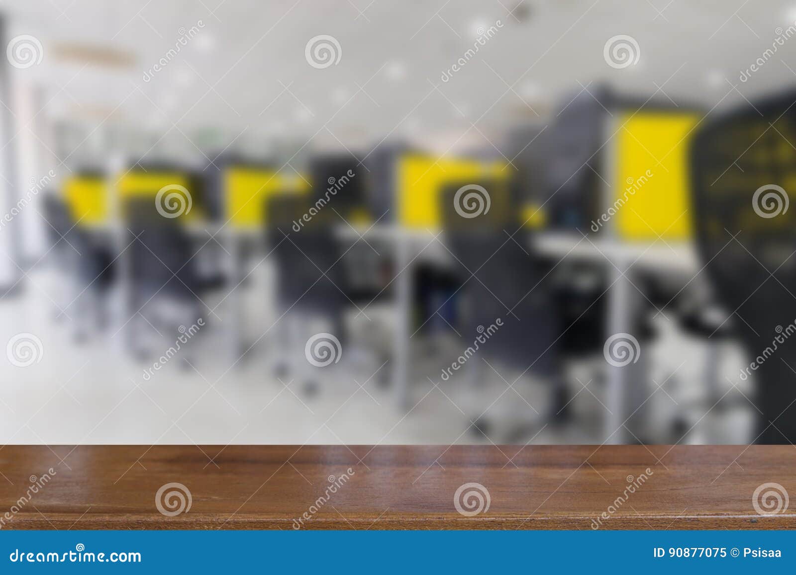 Computers Study Room at the University or College, Blur Background with ...