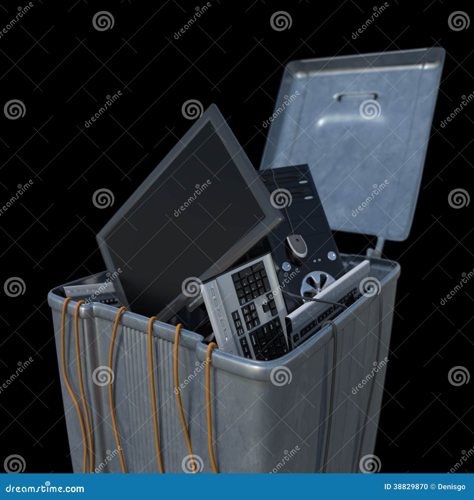Computers Trash Stock Illustrations – 180 Computers Trash Stock ...