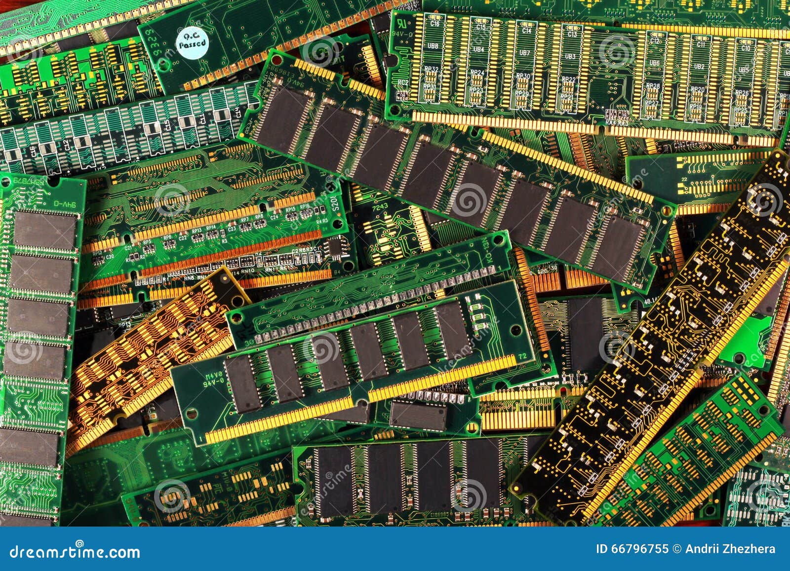 Computerspeichermodule Als Hintergrund Dimm Simm Sdram DDR-Chips ...