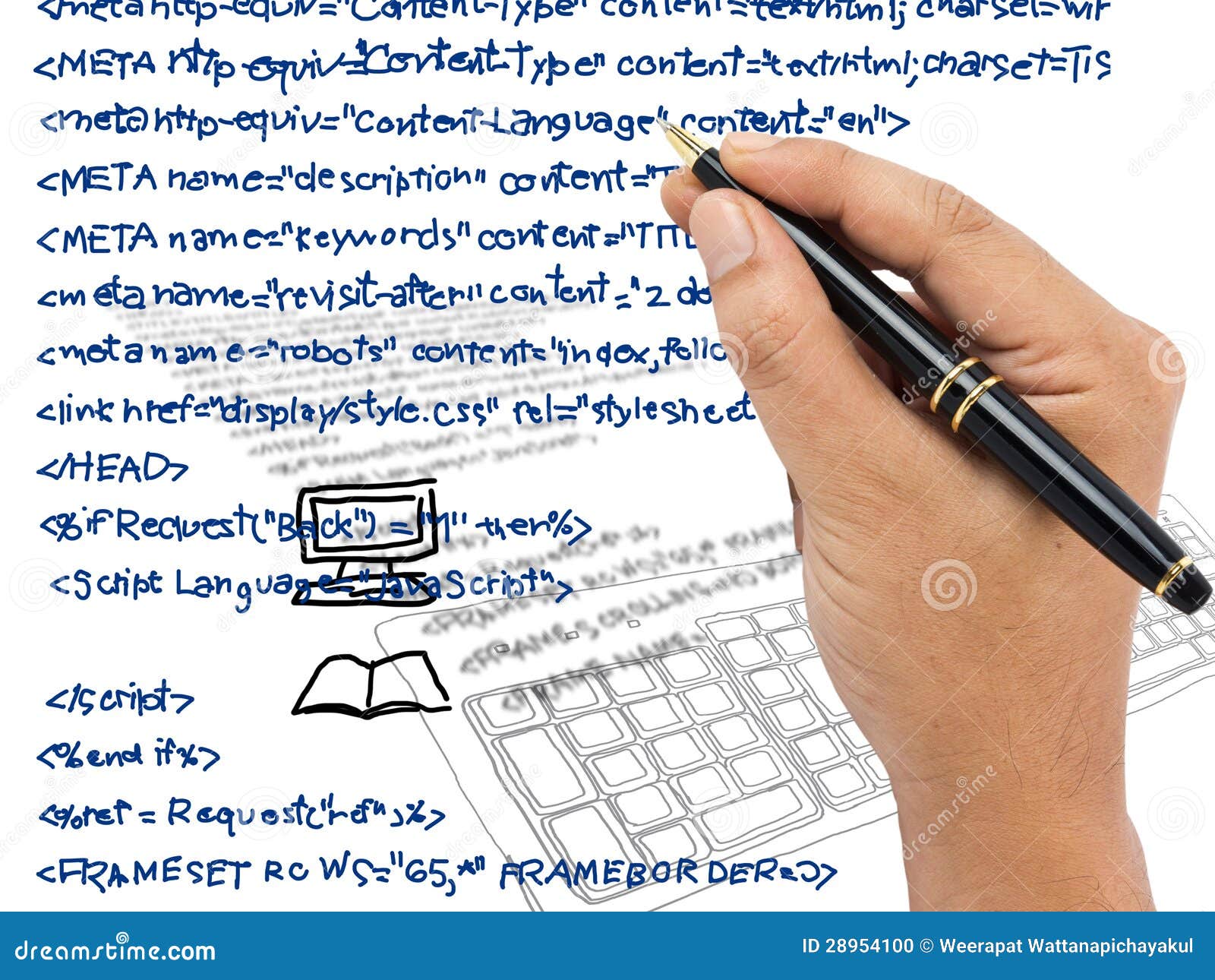 Computersprache stockfoto. Bild von java, verbindung - 28954100