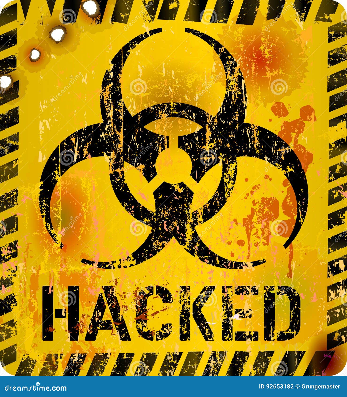 Computerviruszeichen vektor abbildung. Illustration von zerhacken ...