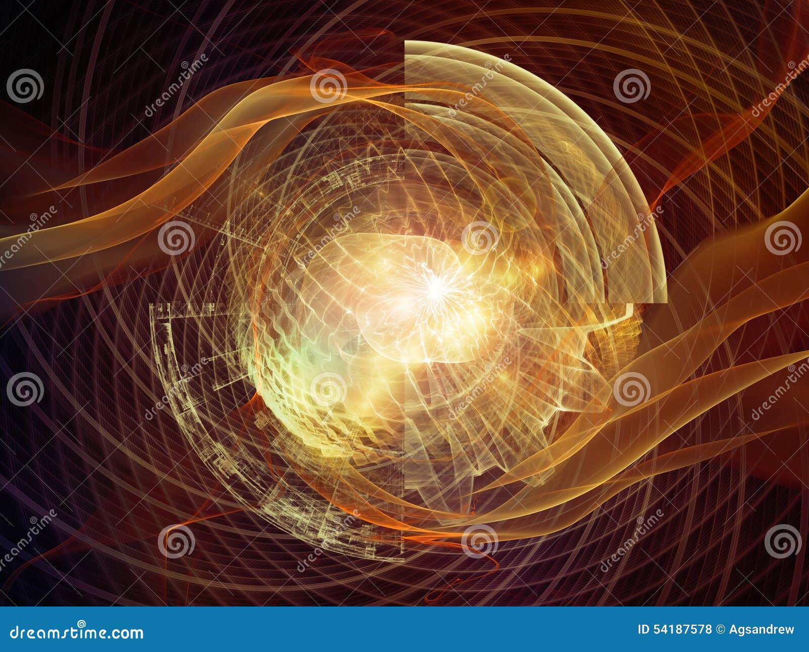Computing Abstract Visualization Stock Illustration Illustration Of Design Cogwheel 54187578