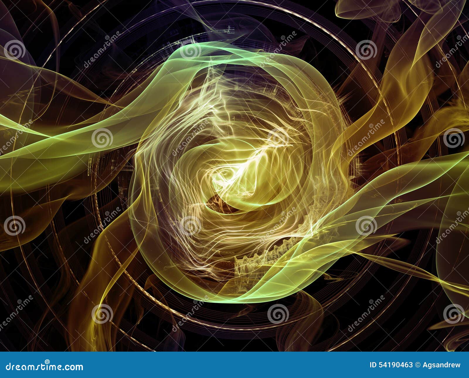 Computing Abstract Visualization Stock Illustration Illustration Of Glow Reality 54190463