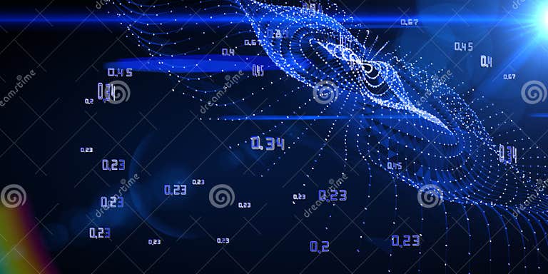 Computing Algorithm Artificial Cryptography Infographic. Big Data ...
