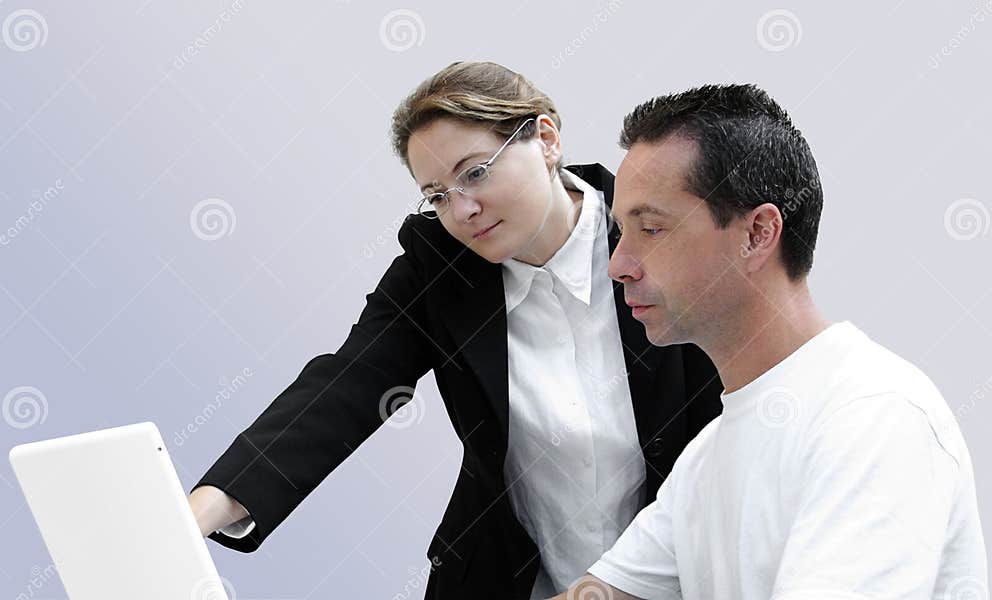 Computing class 2 stock image. Image of patience, beginners - 969595