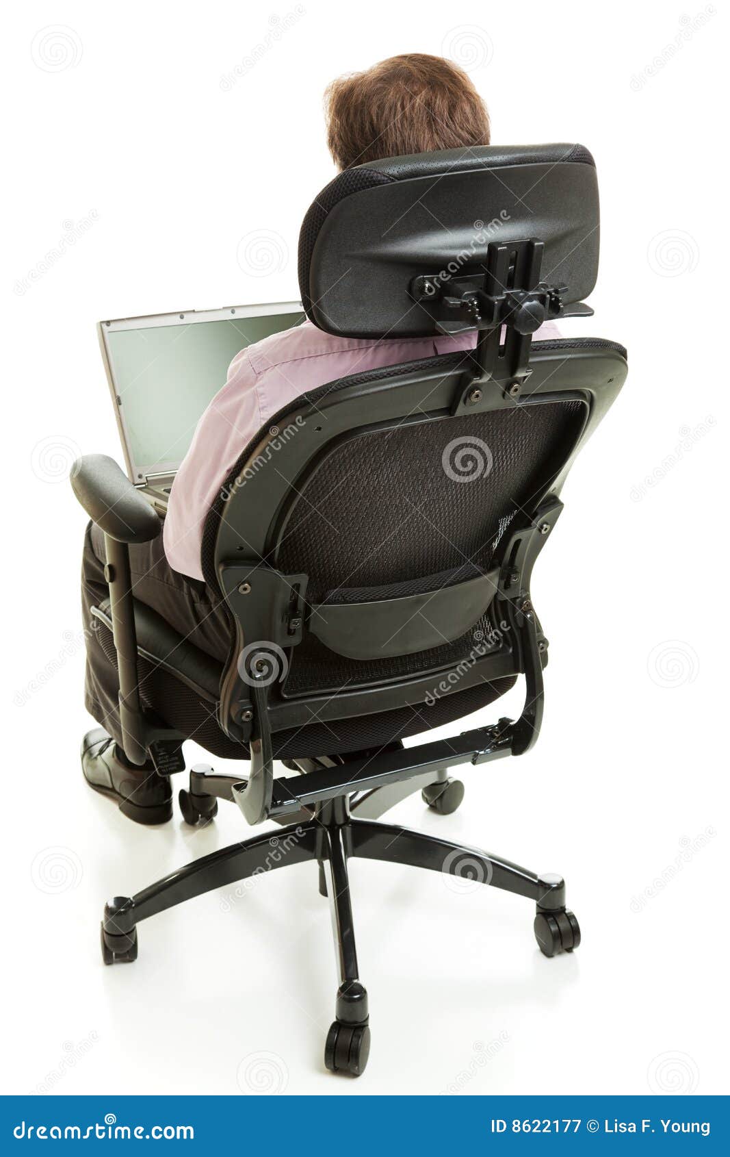 Computing in Comfort stock image. Image of adjustable - 8622177