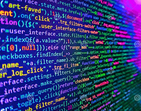 Computing, Cyberspace , Future and Innovation Concept. Programming ...