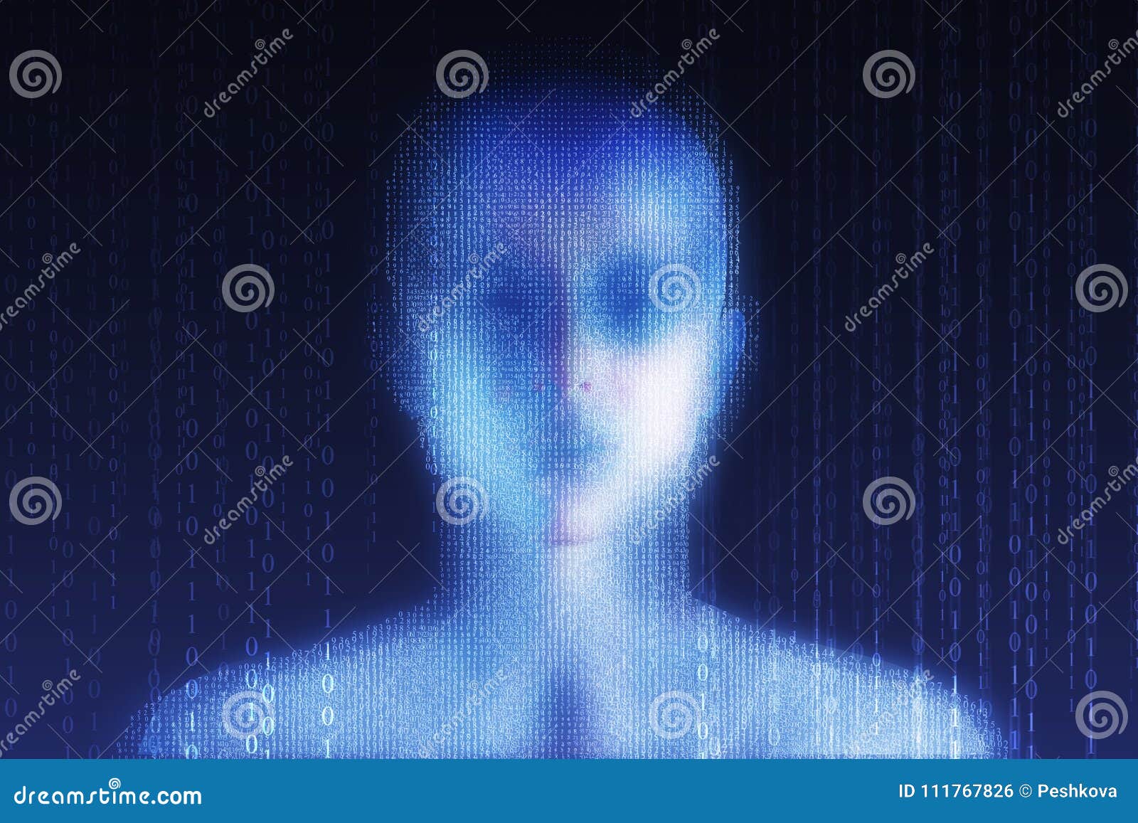 Computing, Cyberspace and Programming Background Stock Illustration ...