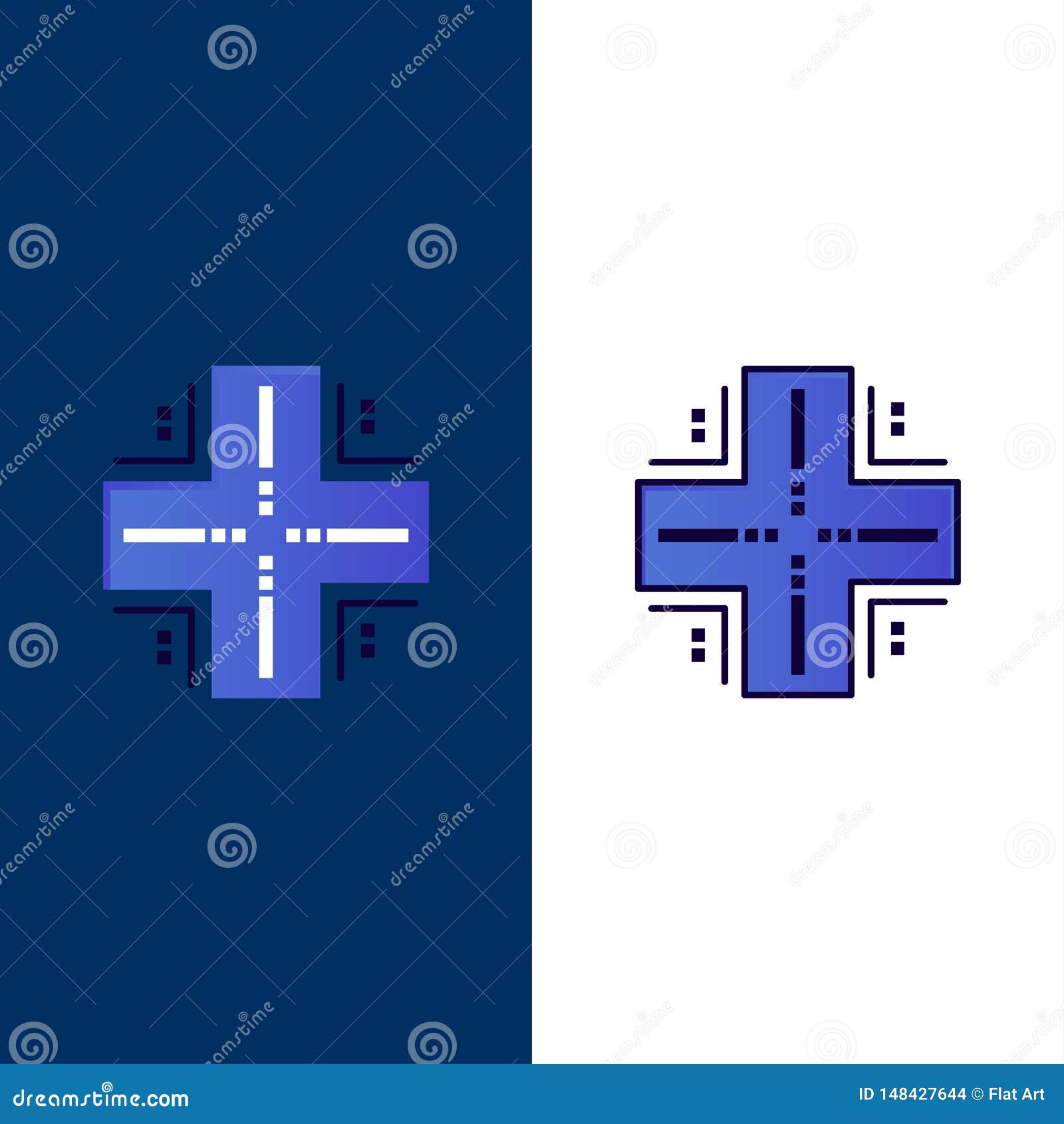 Computing, Database, Datacenter, Mainframe, Server Icons. Flat and Line Filled Icon Set Vector ...