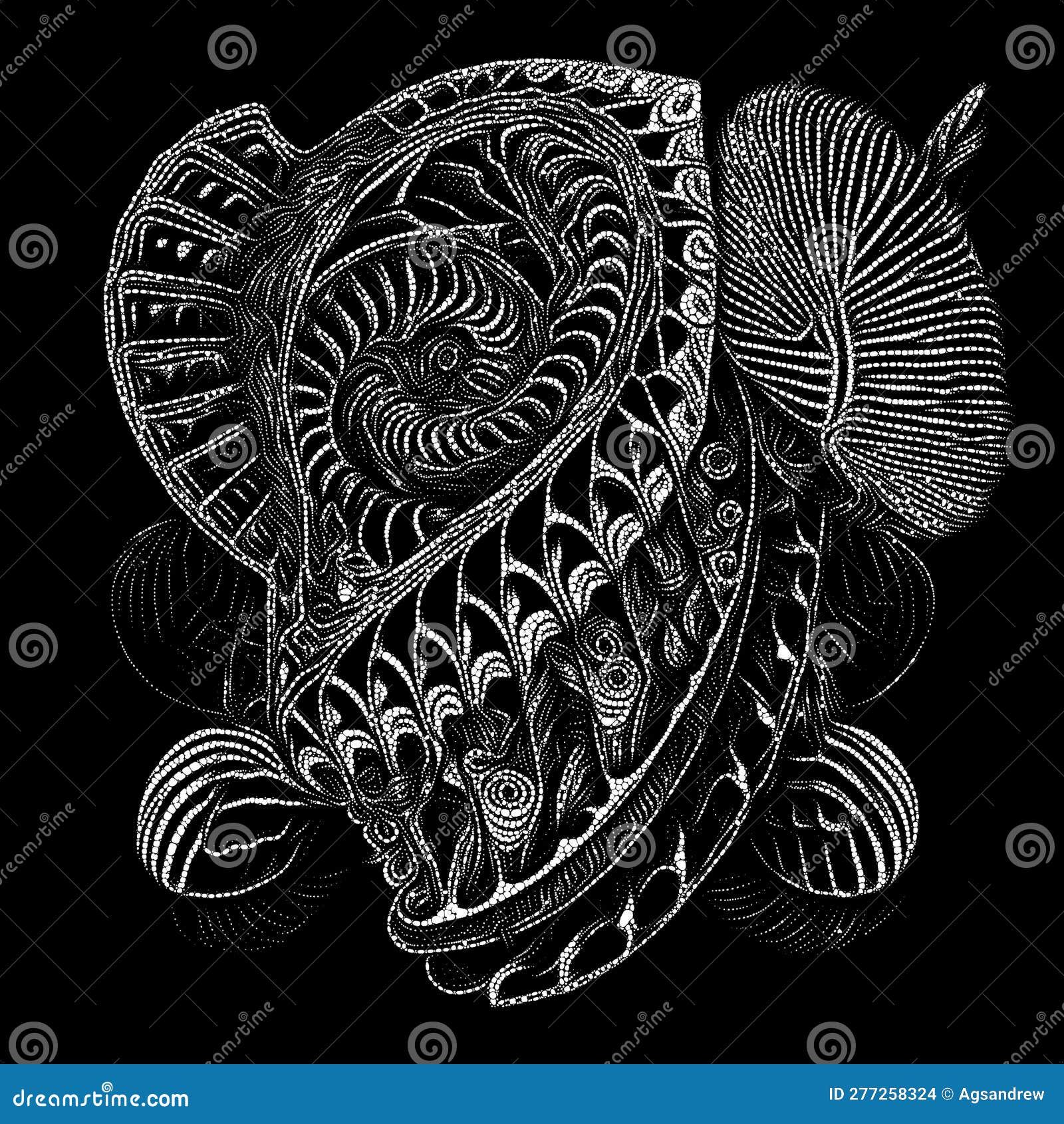 Computing Dot Art stock illustration. Illustration of pattern - 277258324