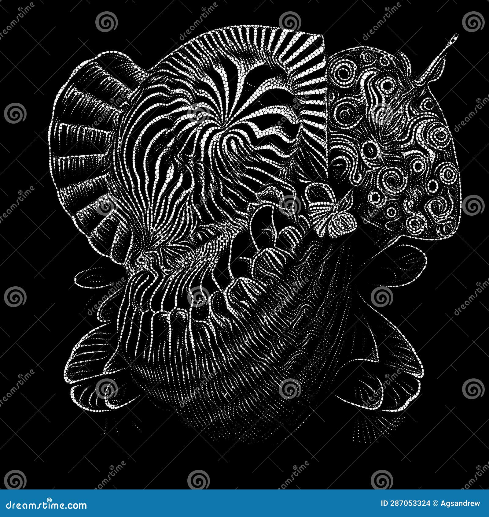 Computing Dot Art stock illustration. Illustration of creativity ...