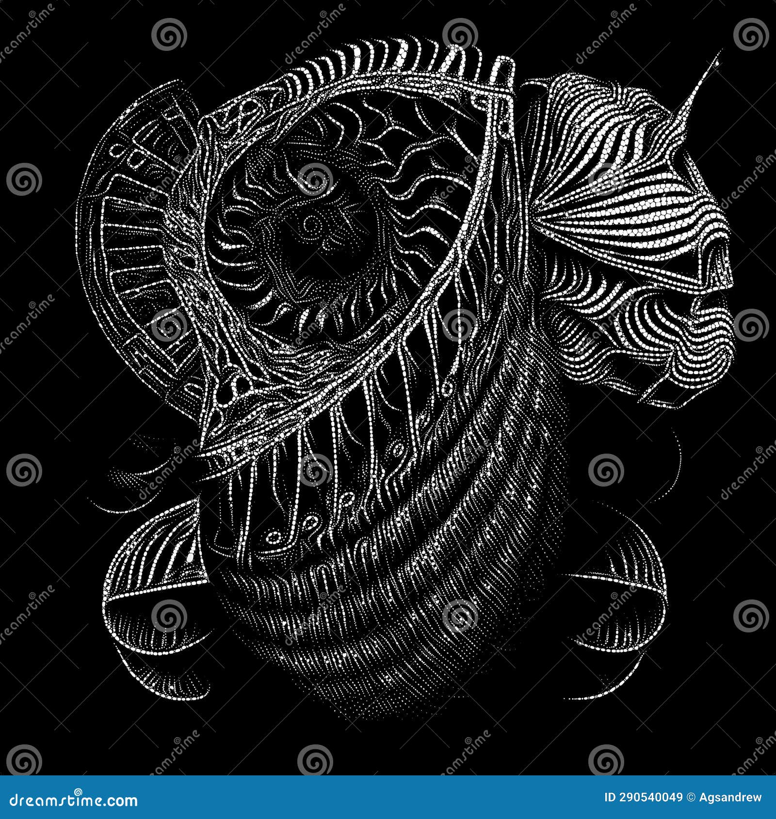 Computing Dot Art stock illustration. Illustration of point - 290540049