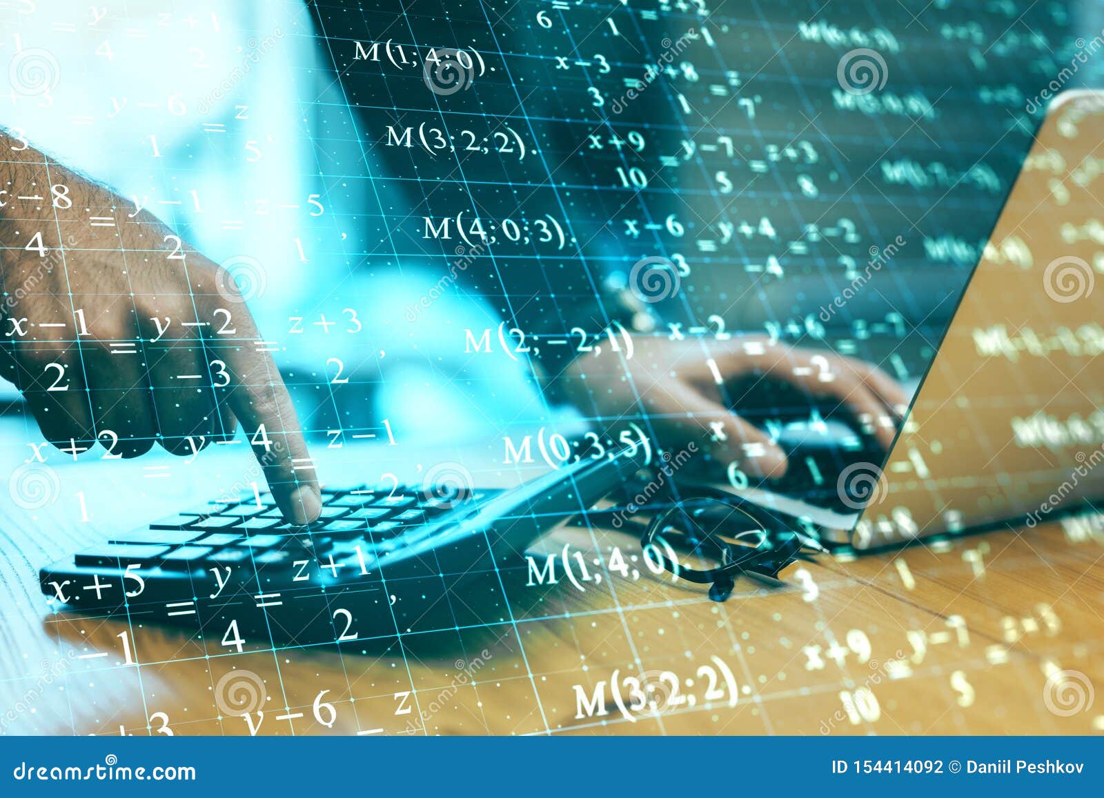 Computing and Fintech Concept Stock Photo - Image of desk, knowledge ...