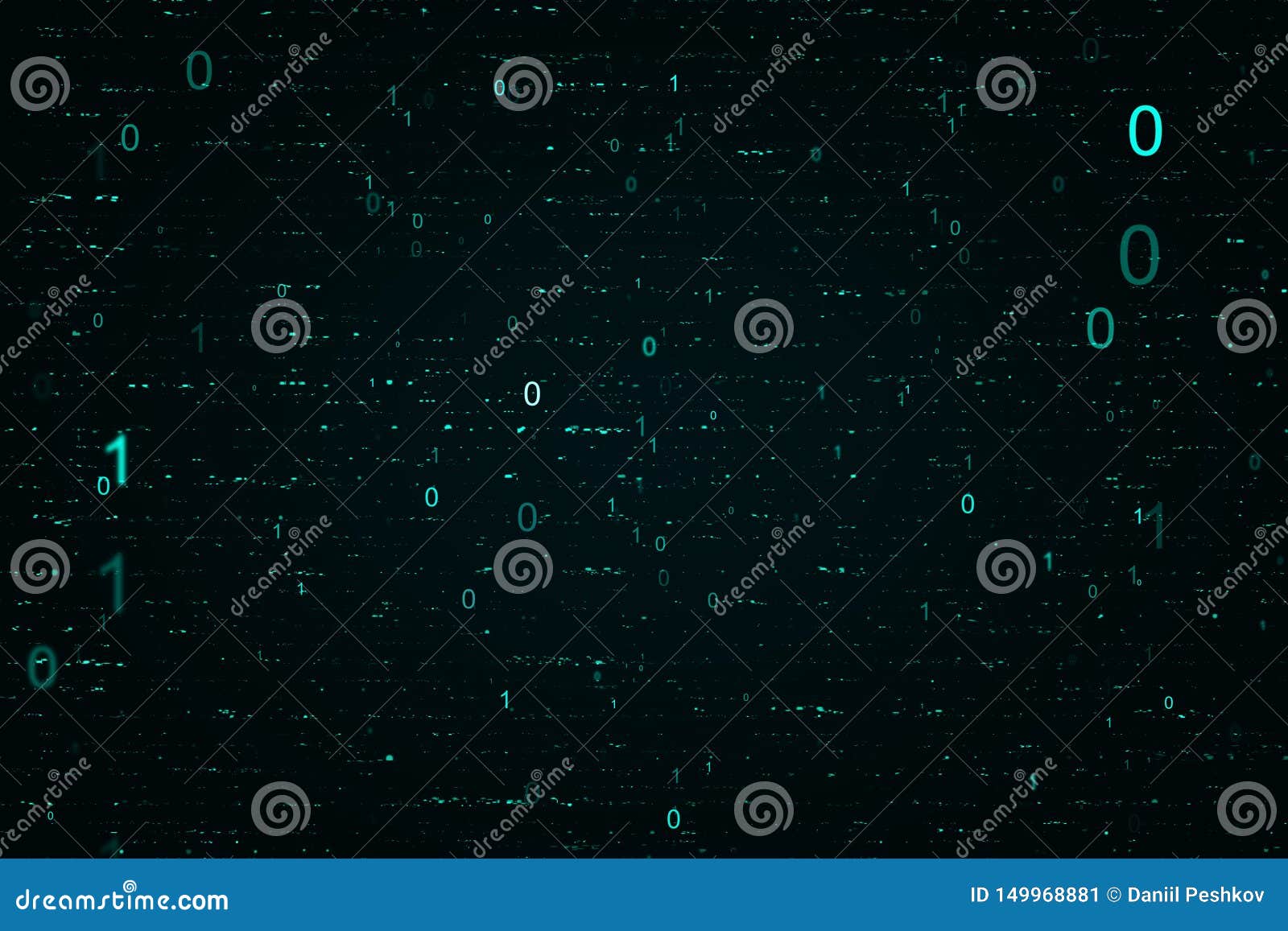 Hacking Background Abstract Hacking System Hacker Attack Broken Falling Binary Code Matrix