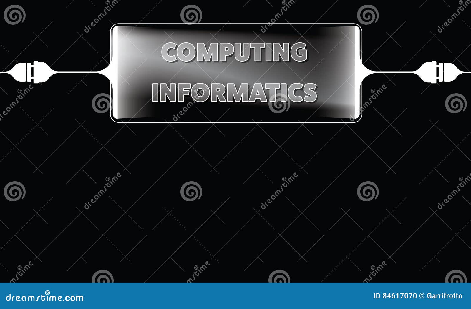 Computing, informatics stock illustration. Illustration of information ...